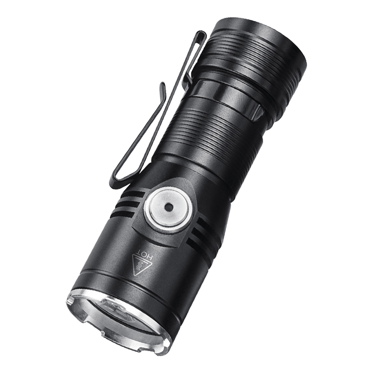 BORUiT 2024 New EDC Handheld Flashlight 2050lm 22hrs Duration Type C ...
